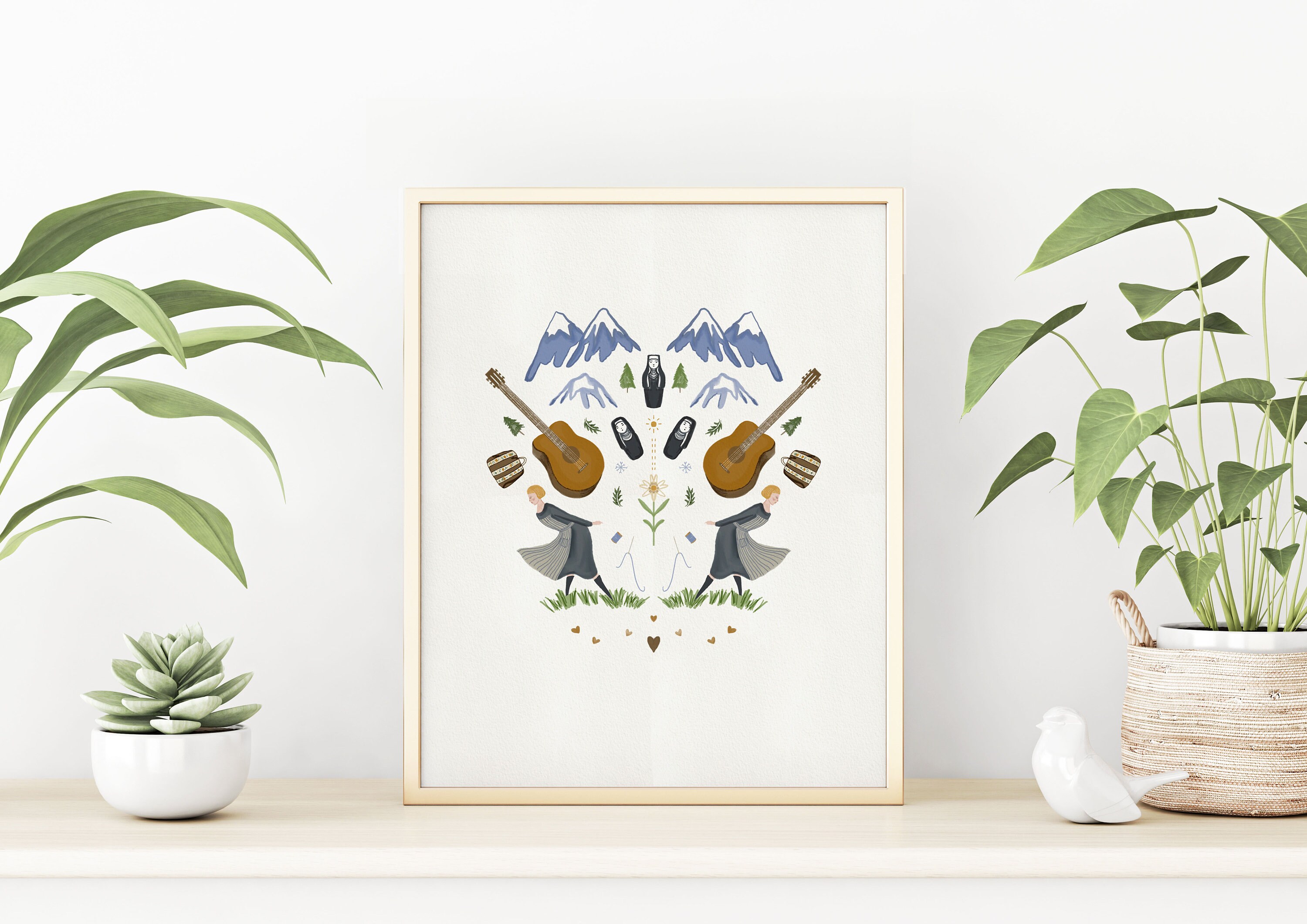 The Sound of Music Art Print: Musical Home Decor - Etsy