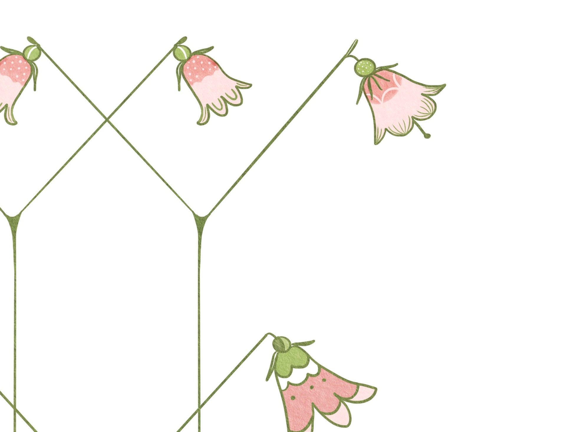 Linnea Flower Illustration, Linnaea Borealis Art Print, Floral Art ...