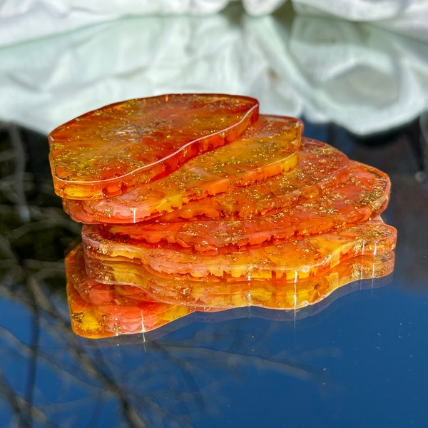 Yellow Coasters - Etsy