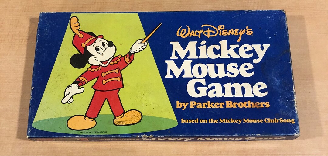 Vintage 1976, Walt Disneys, Mickey Mouse Game by Parker Brothers. Based ...