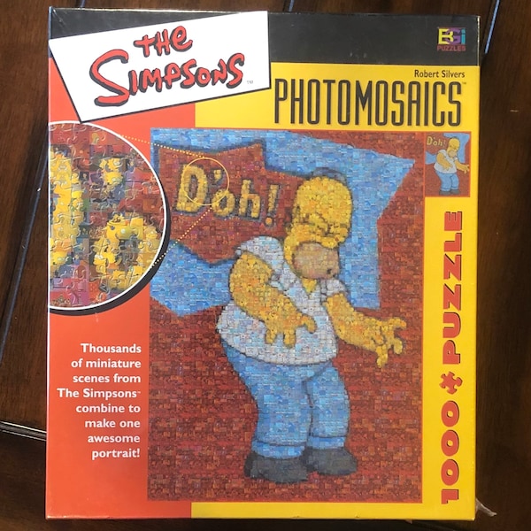 The Simpsons Puzzles 1000 - Etsy