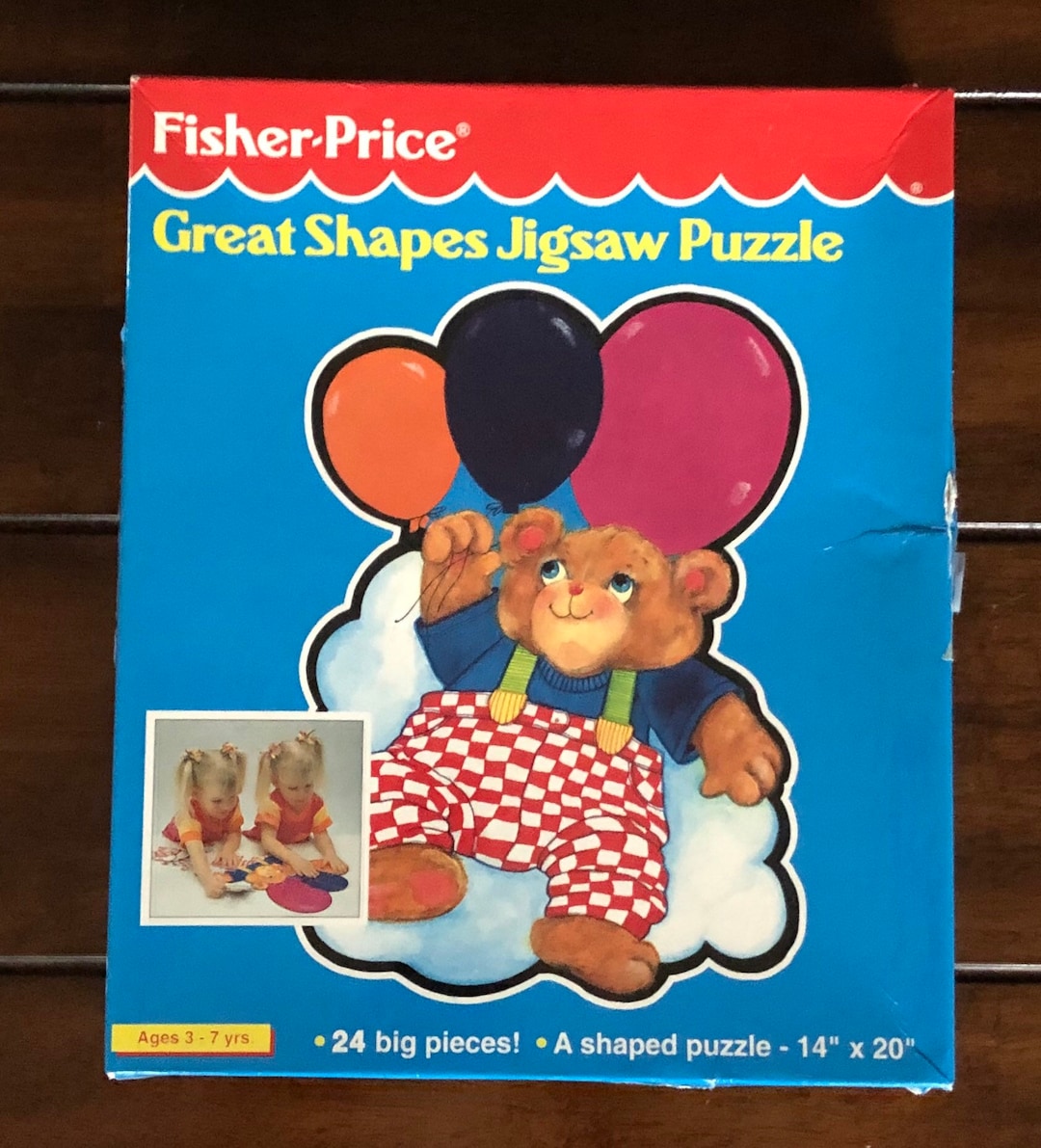 Vintage 1992 Fisher-Price Oso de peluche de grandes formas - Etsy España