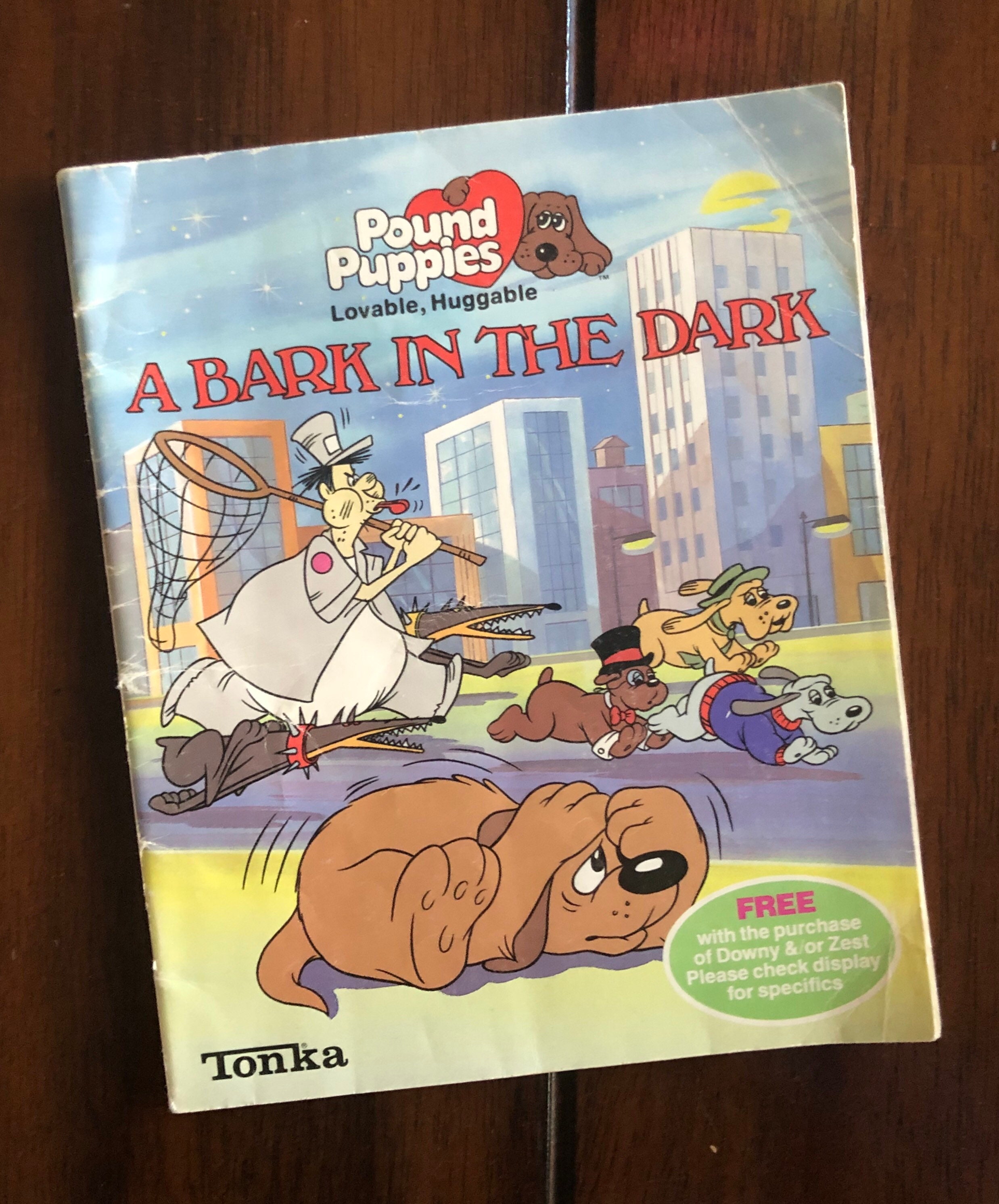 Vintage 1985 Pound Puppies lovable huggable A Bark In The | Etsy