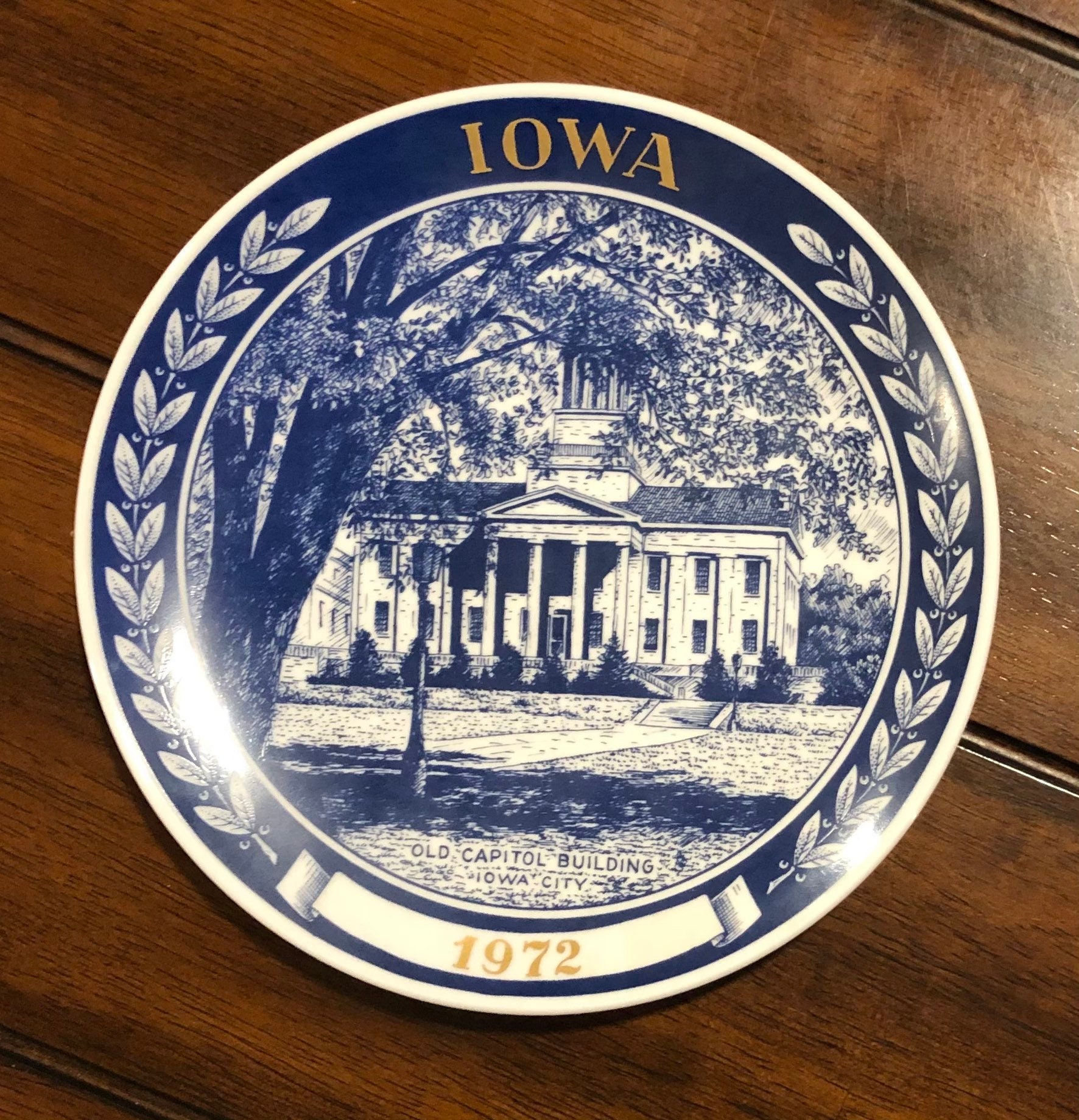 Vintage 1972 Iowa Old Capitol Building Iowa City First | Etsy