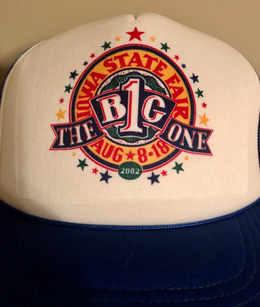 Vintage 2002, Iowa State Fair, Aug 8-18 the Big One Baseball Type Hat ...