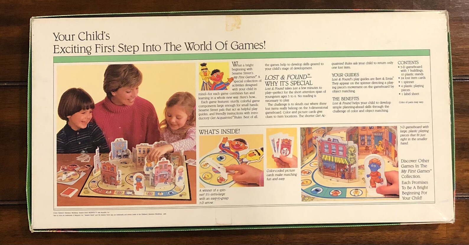Vintage 1986 Sesame Street My First Games Lost & Found - Etsy