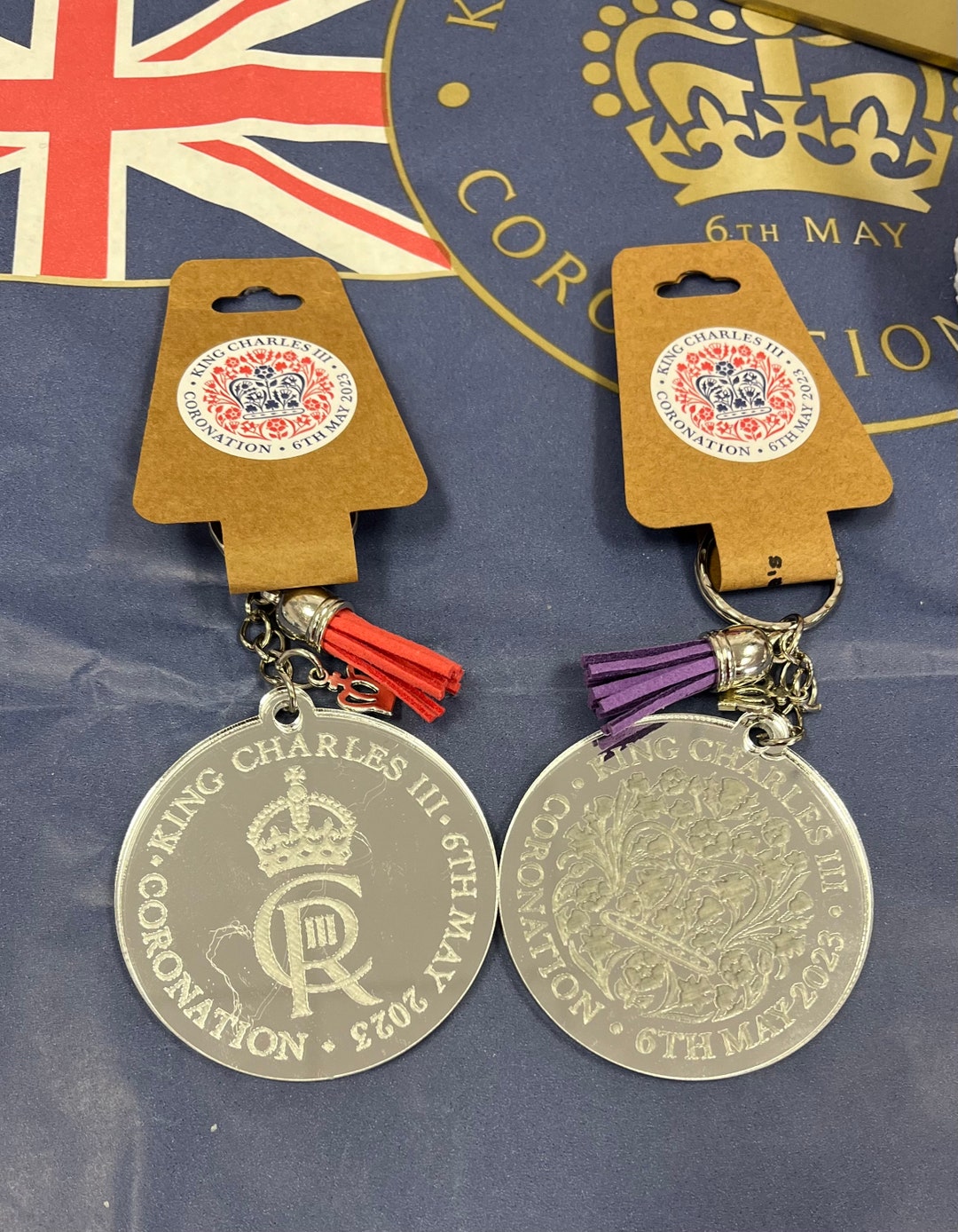 King Charles III Commemorative Coronation Key Ring - Etsy