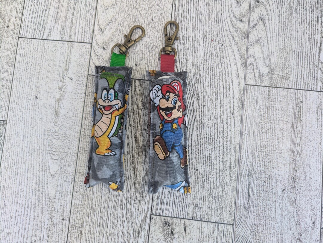 Chapstick Keychain- Mario & Friends - Etsy