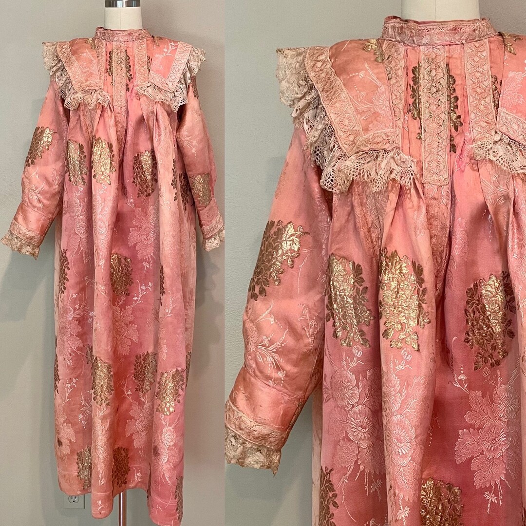 C 1880s Aesthetic Movement Orientalist Victorian Wrapper - Etsy