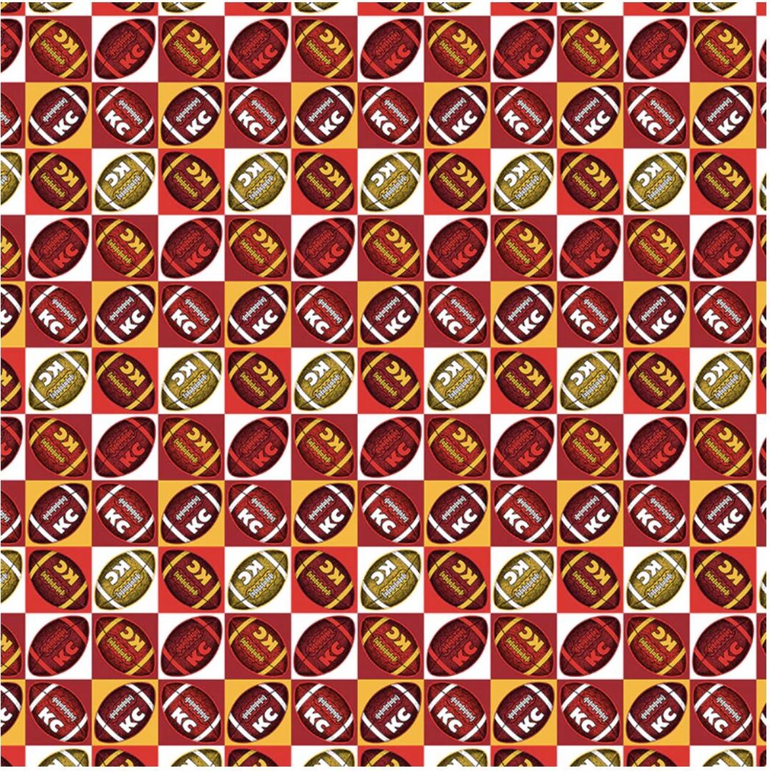 KC Touchdown Threads - KC Chiefs Fabric by Paintbrush Fabrics. (sold by ...