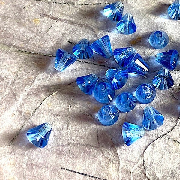 Glass Cone Beads - Etsy