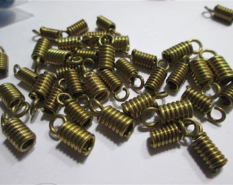Brass Cord End 200pcs Necklace End Caps Necklace Cord - Etsy