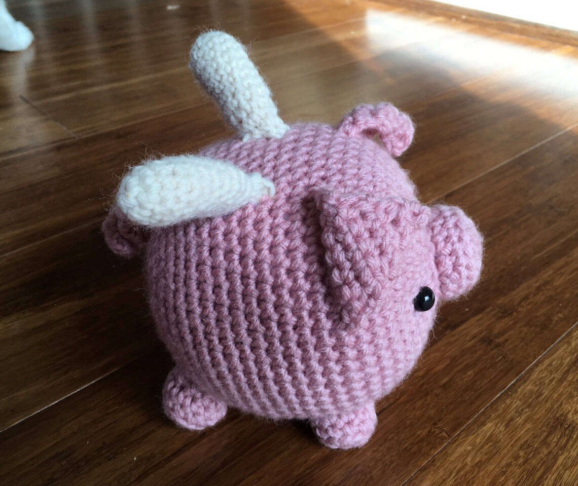 Crochet Pattern: Flying Pig - Etsy