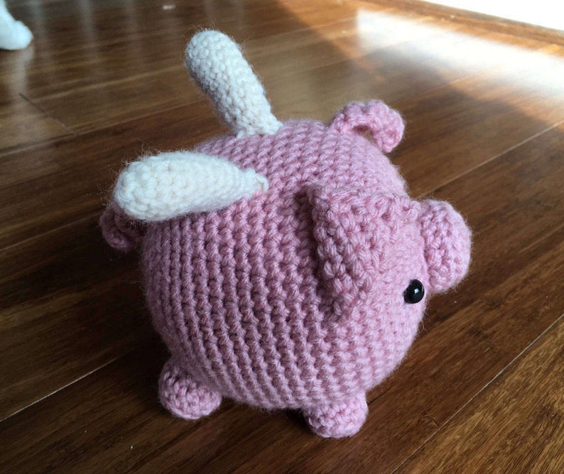 Crochet Pattern: Flying Pig - Etsy