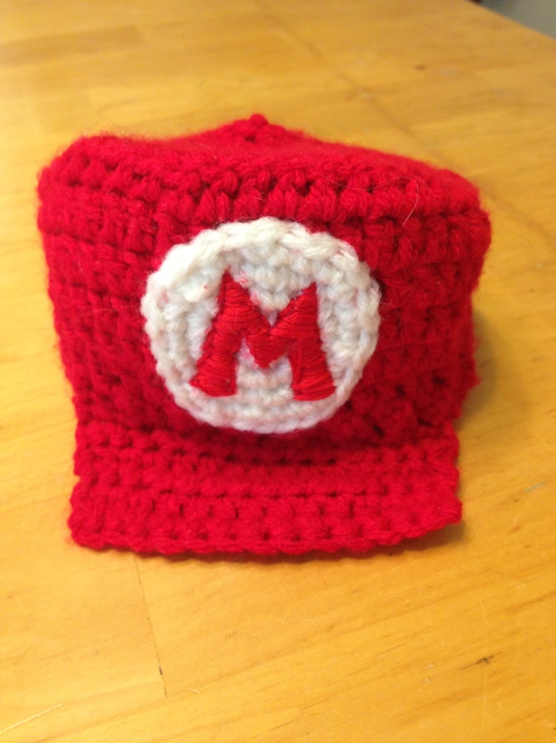 Crochet Pattern: Newborn Mario Hat - Etsy