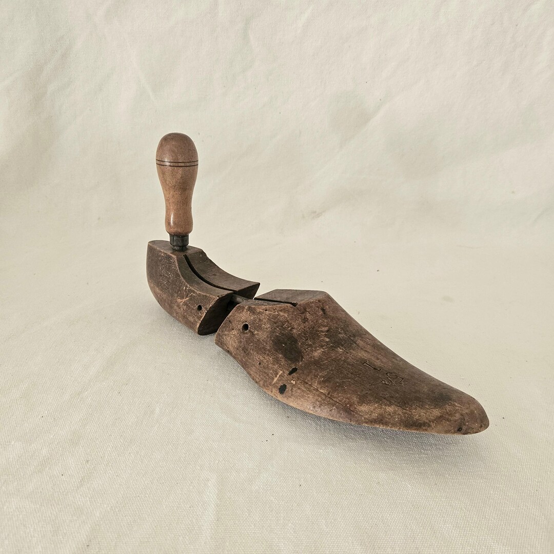 Wooden Vintage Shoe Form | Prop, Industrial, Primitive, Rustic - Etsy