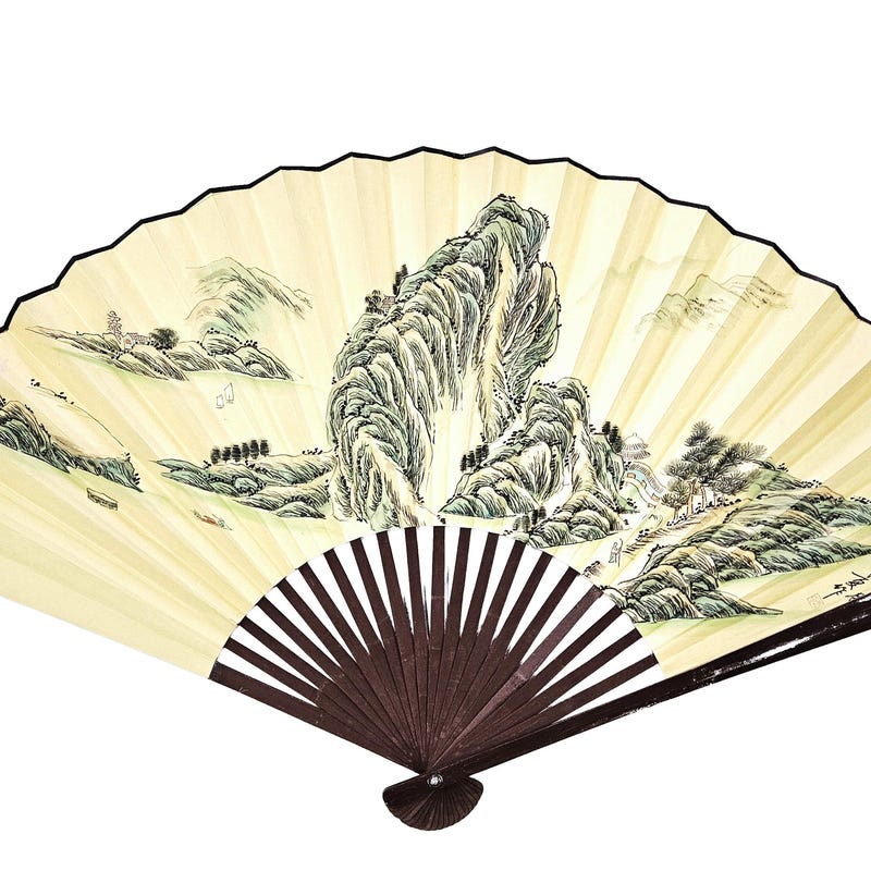 Large Japanese Fan - Etsy