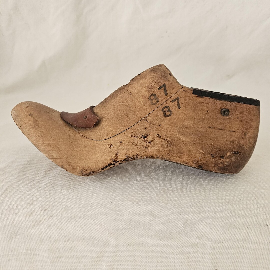 Wooden Vintage Shoe Form | Prop, Industrial, Primitive, Rustic - Etsy