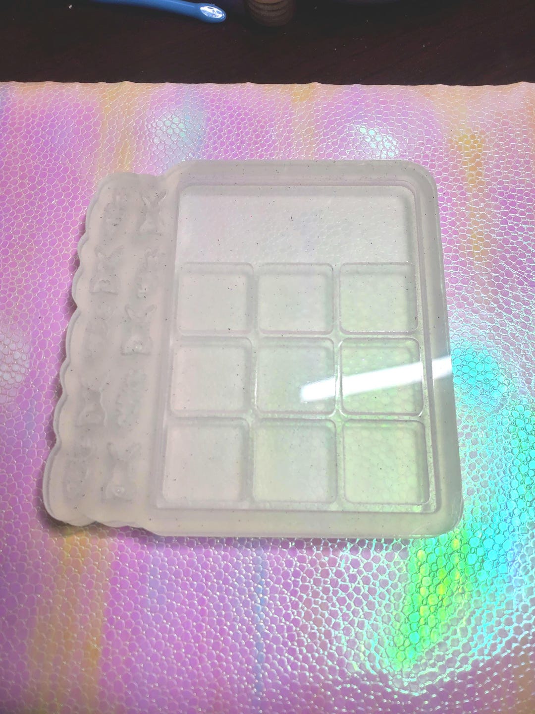 Easter Tic Tac Toe Mold, Tic Tac Toe Mold, Game Mold, Travel Game Mold ...