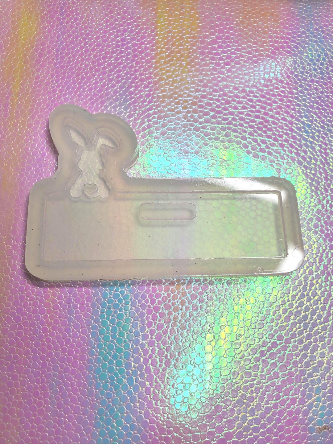 Bunny Badge Buddy 3D Mold, Badge Buddy Mold, Bunny Mold, Silicone Mold ...