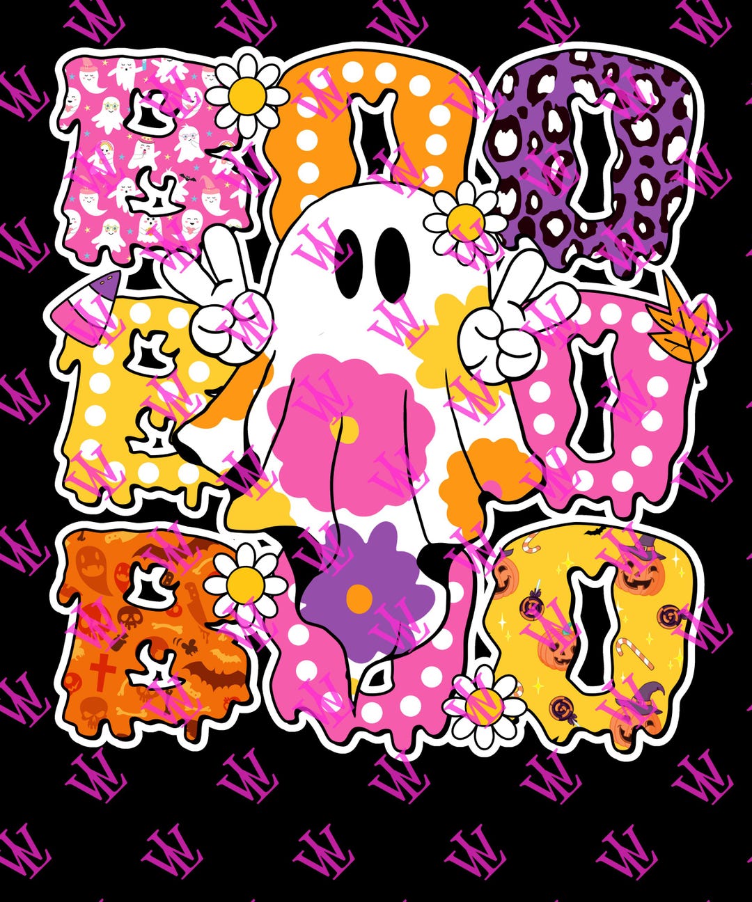Boo Acrylic Blank With Decal, Acrylic Blank With Decal, Acrylic Blanks ...