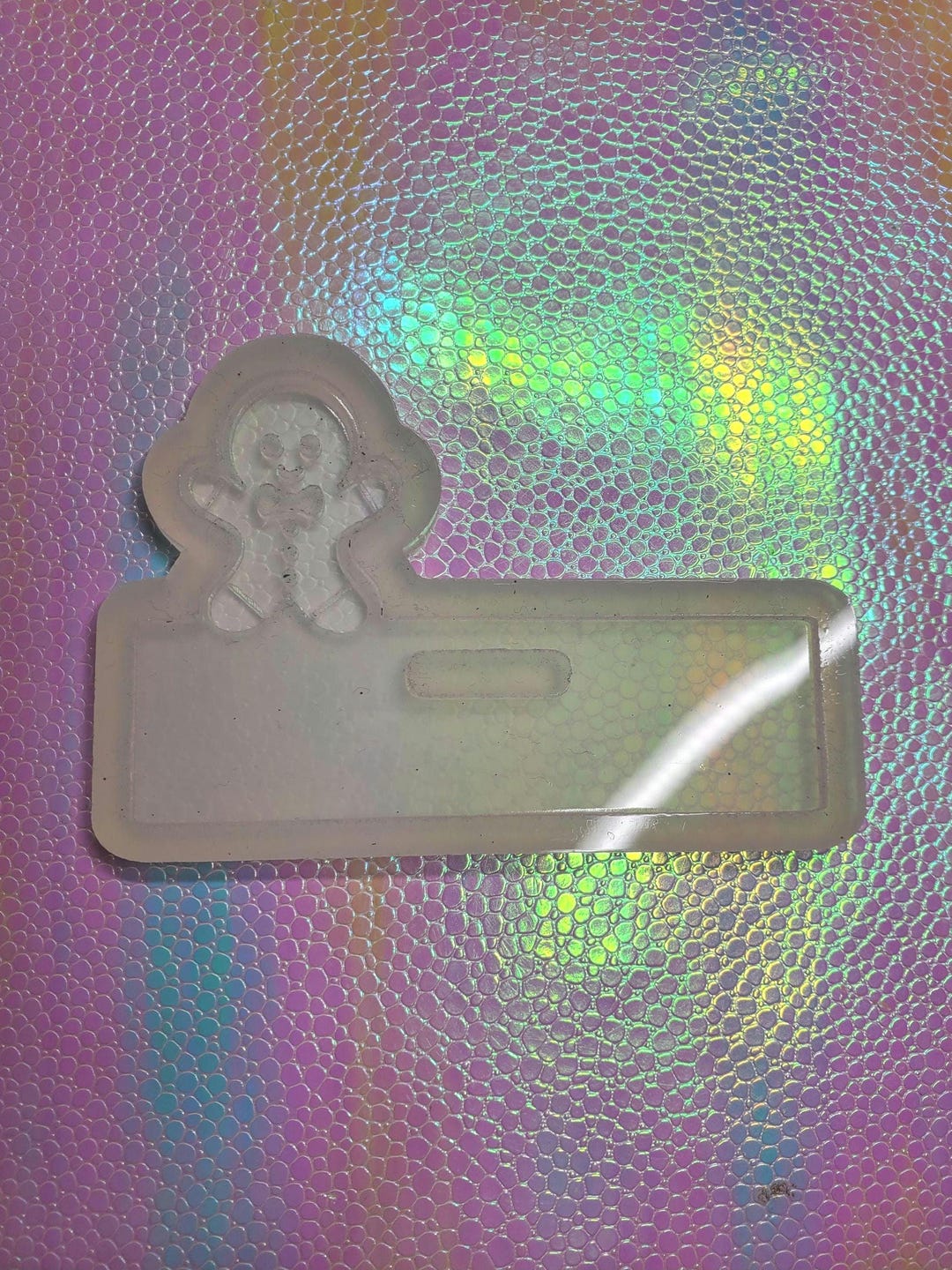 Gingerbread Man Badge Buddy 3D Mold, Badge Buddy Mold, Gingerbread Man ...