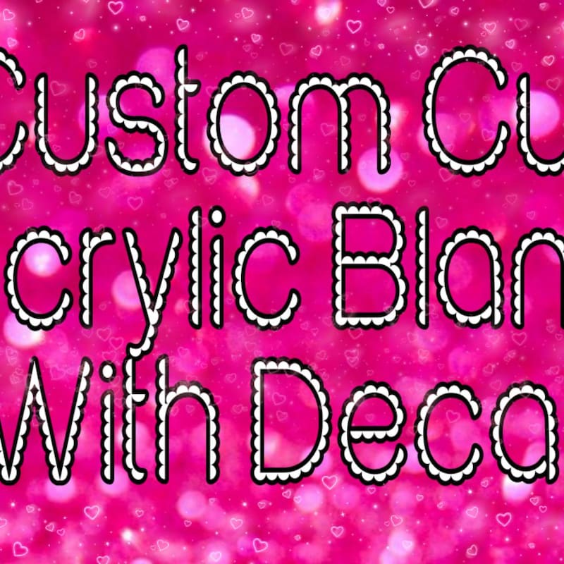 Badge Reel Blanks Decal - Etsy