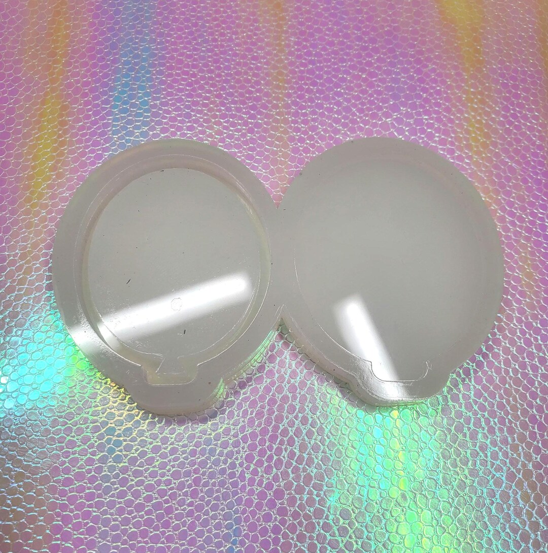 Balloon Shaker Mold, Circle Shaker Badge Mold, Shaker Molds, Grippy ...