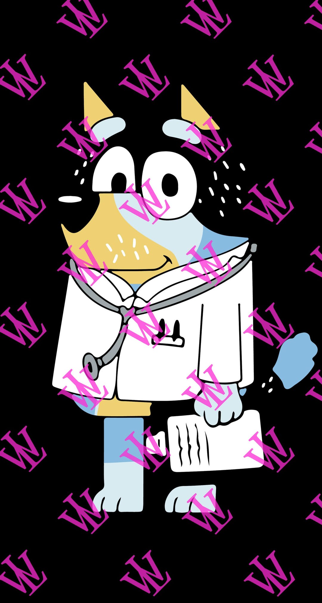 Bluey Acrylic Blank With Decal, Acrylic Blank With Decal, Acrylic ...