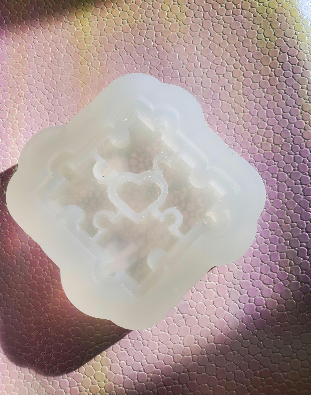 Puzzle Piece 3D Badge Reel Mold, Badge Reel Mold, Silicone Mold, Uv ...