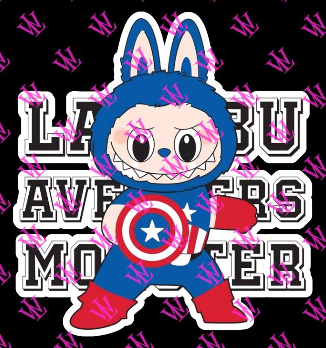 Labubu Acrylic Blank With Decal, Acrylic Blank With Decal, Acrylic ...