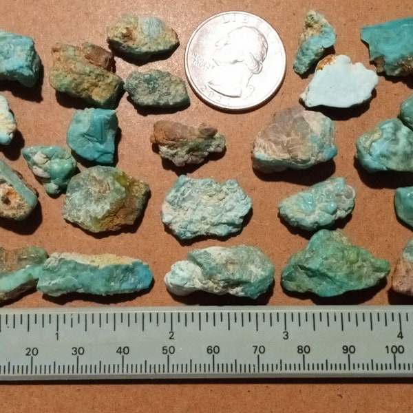 Turquoise Rough - Etsy