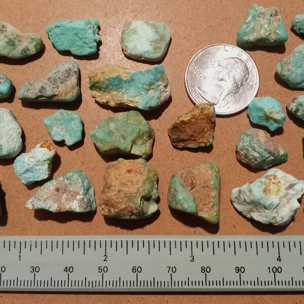 Turquoise Rough - Etsy