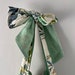 Large Tote Bag Made From Vintage Reworked Fabric Adjustable Bow ...