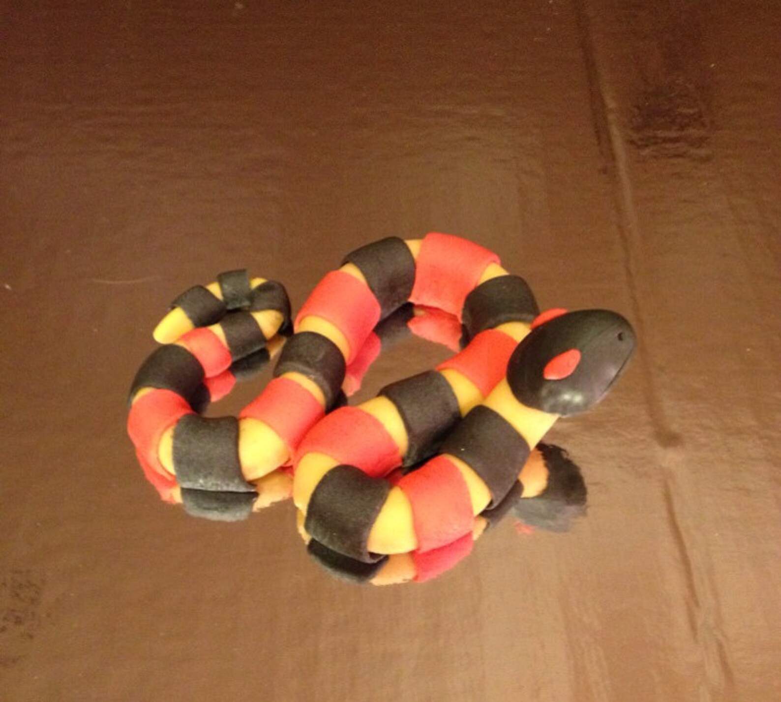 2 edible Snakes birthday animal cake topper | Etsy