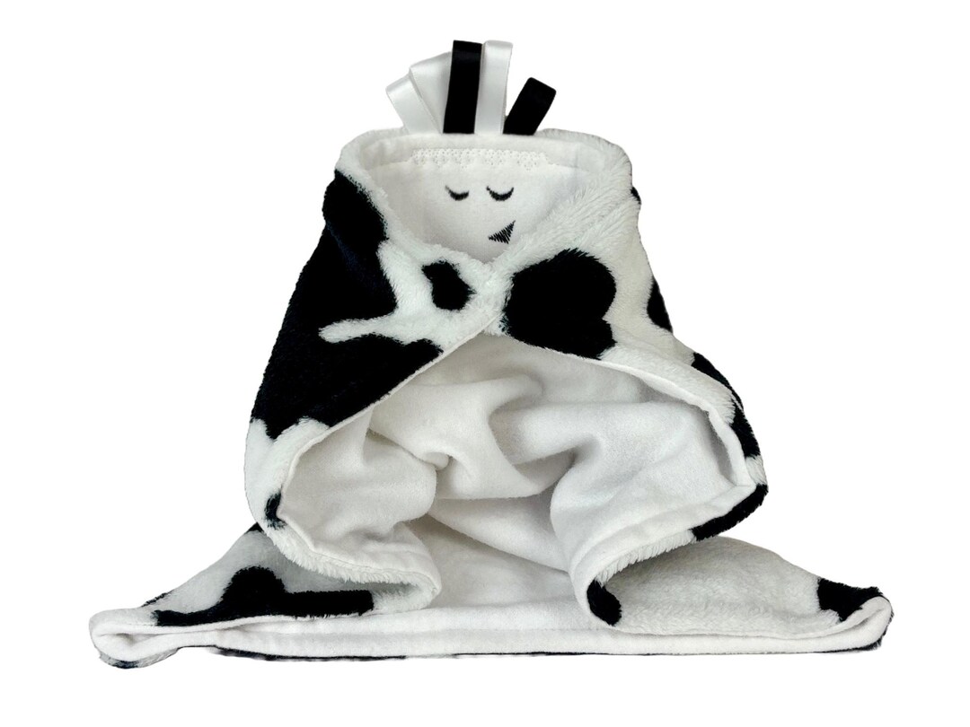 Cow Print Faux Fur Raggie - Etsy