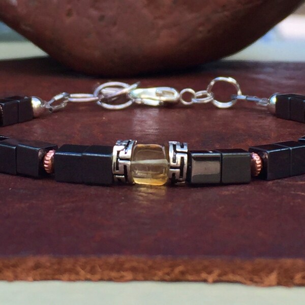 Simple Mens Bracelet - Etsy