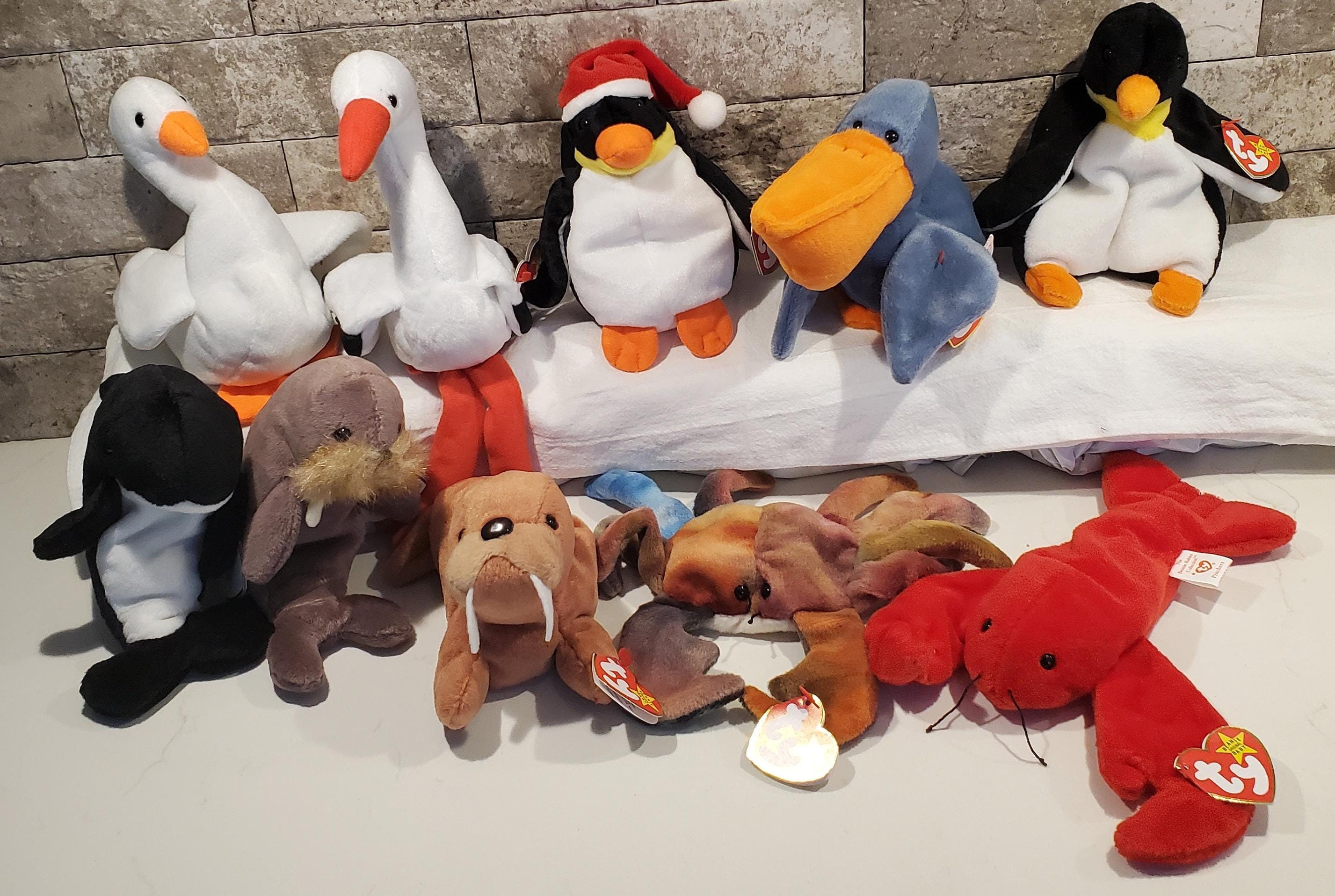 Ty Beanie Babies birds & Sea Animals - Etsy