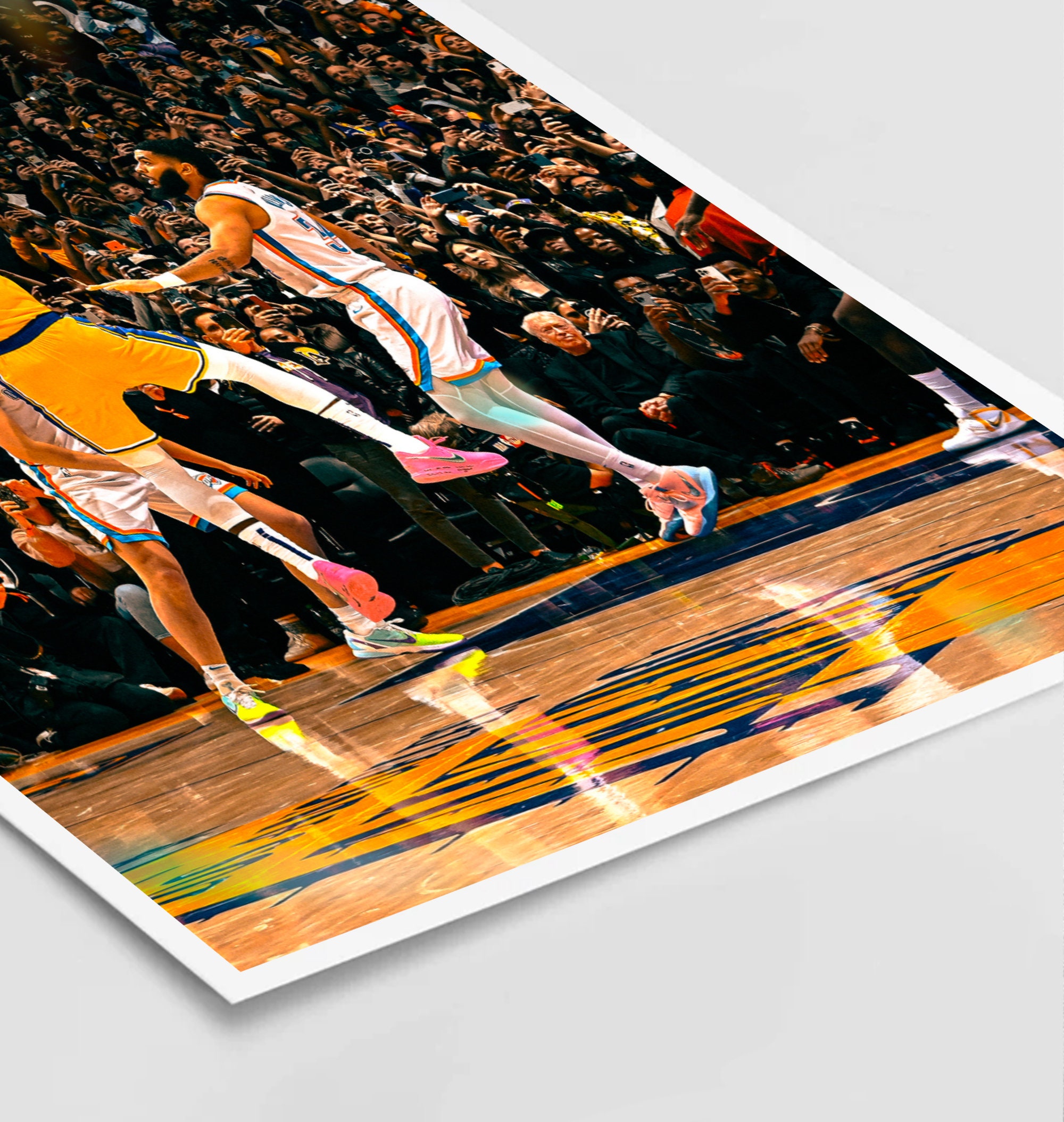 Lebron James Breaking The All-time Scoring Record Momment Canvas Poster ...