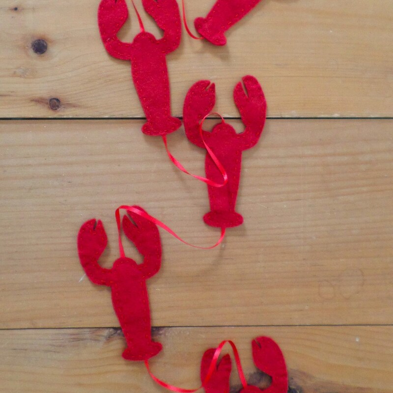 Felt Lobster - Etsy
