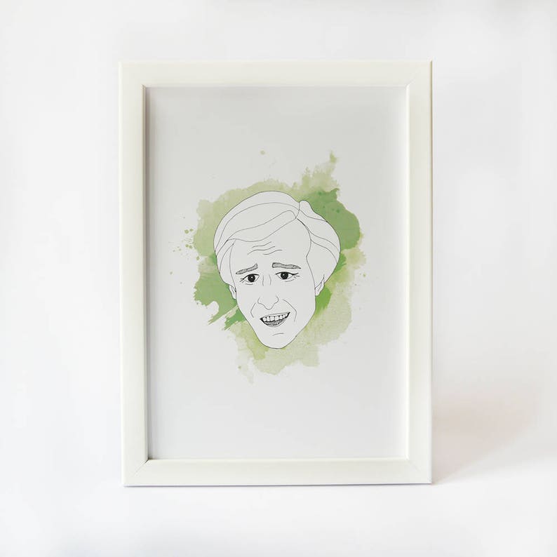 Alan Partridge Print PRINTABLE WALL ART Alan Partridge Minimal ...