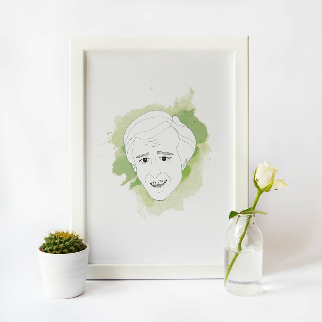 Alan Partridge Print PRINTABLE WALL ART Alan Partridge Minimal ...