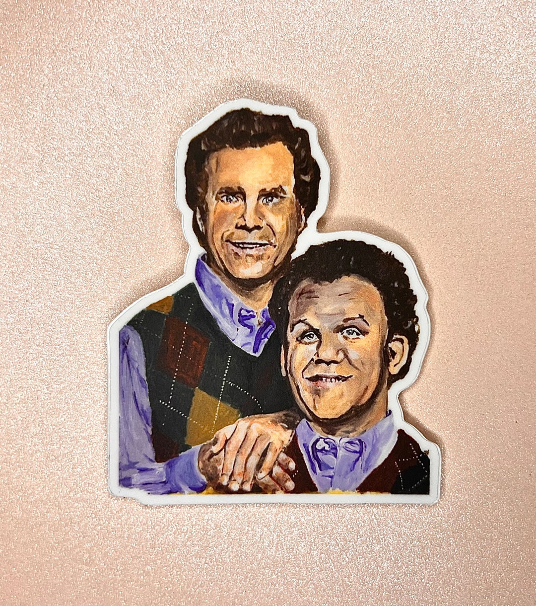 NEW! Step Brothers Vinyl Sticker of Acrylic Portrait - Etsy