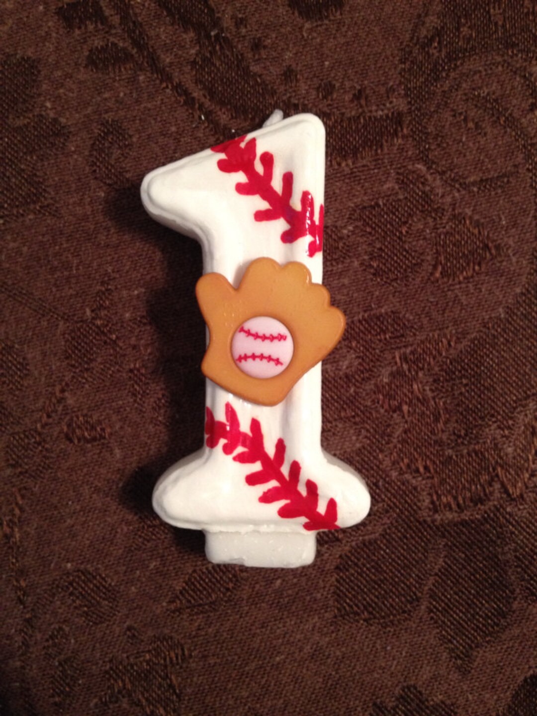 Baseball Birthday Candle - Etsy