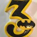 Batman Inspired Birthday Candle - Etsy