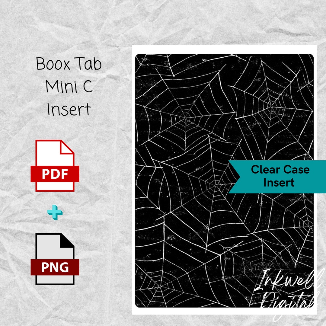 Spider Web Clear Case Insert - for Boox Tab Mini C - Etsy