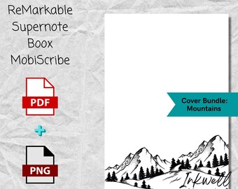 Supernote Cover Template - Etsy