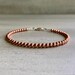 Copper Bead Bracelet Real Copper Jewelry Hand Beaded Bracelet for Women ...