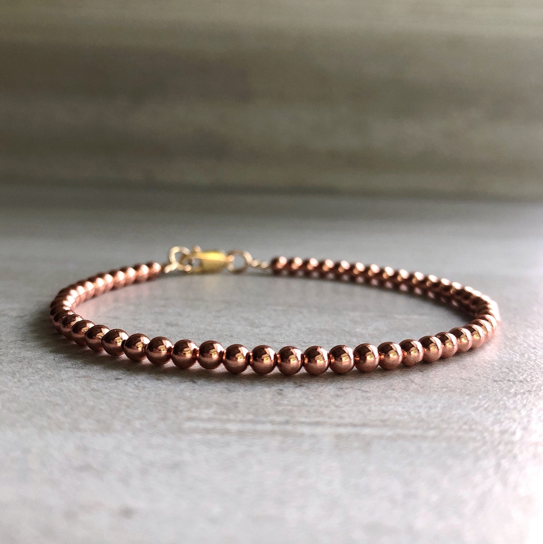 Real Copper Bracelet for Small or Large Wrist | 6 7 8 9 Inch Size ...