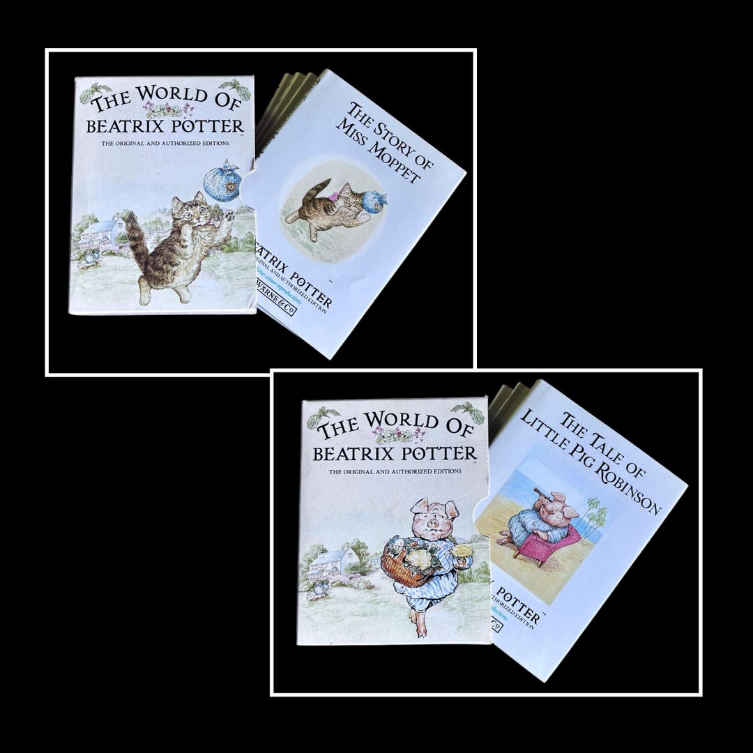 Vintage, 1980s. 2-boxed Sets of the World of Beatrix Potter. Published ...